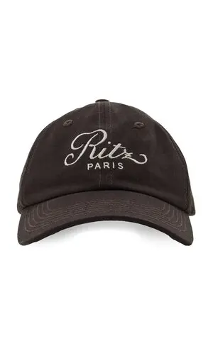 FRAME X Ritz Paris Cotton Baseball Cap - Brown