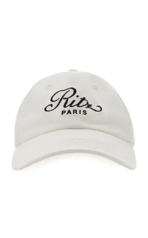 FRAME X Ritz Paris Cotton Baseball Cap - White