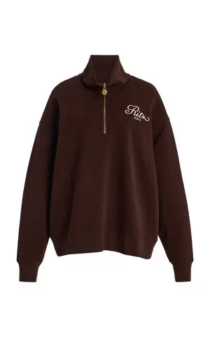 FRAME X Ritz Half-zip Polo Sweatshirt
