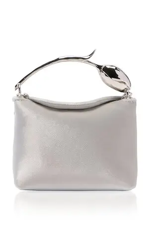 Erdem Micro Bloom Bag - Silver