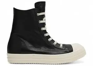 Rick Owens Leather High-top Sneakers
