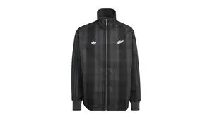 Adidas All Blacks Plaid Woven Firebird Track Jacket