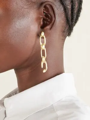 YSSO Open Link -plated Earrings