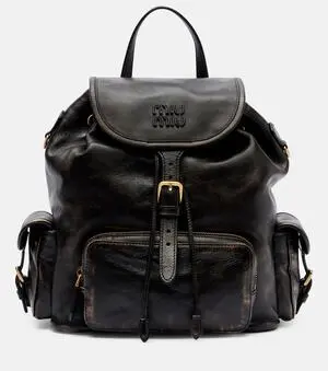 Miu Miu Leather Backpack
