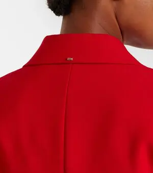Sportmax Double-breasted Peplum Blazer