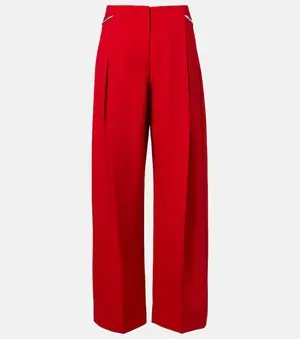 Sportmax High-rise Wide-leg Trousers