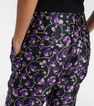 La DoubleJ 24/7 Honeysuckle Jacquard Straight Pants