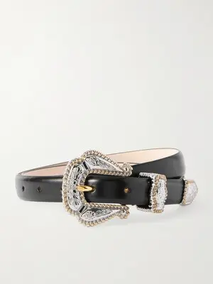 DEHANCHE Santo Leather Belt Black