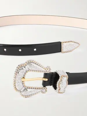 DEHANCHE Santo Leather Belt - Black