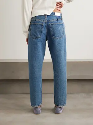 RE/DONE The Ollie High-rise Straight-leg Organic Jeans - Blue