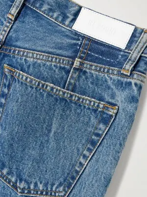 RE/DONE The Ollie High-rise Straight-leg Organic Jeans - Blue