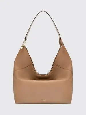 Furla Leather Shoulder Bag - Sand