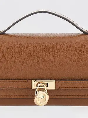 Michael Kors Turn Lock Top Handle Bag - Brown