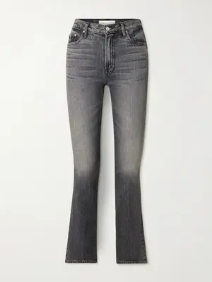 Whiskered Bootcut Jeans