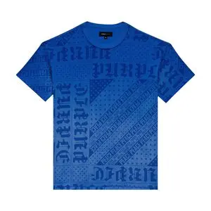 PURPLE BRAND Flag Bandana Tee