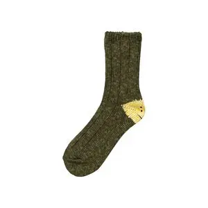 Kapital 56 Yarns Ma 1 Rainbowy Happy Heel Socks - Brown
