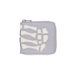Kapital Thumb Up Bone Hand Zip Wallet