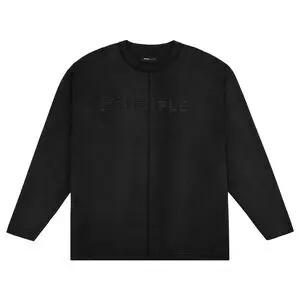 PURPLE BRAND Wordmark Long Sleeve Tee
