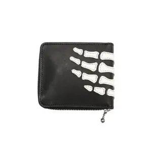Kapital Thumb Up Bone Hand Zip Long Wallet