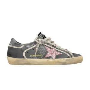 GOLDEN GOOSE Superstar Glitter Star Sneakers - Grey