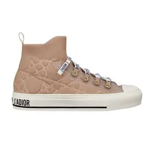 Dior Walk'n' Macrocannage High-top Sneakers - Tan