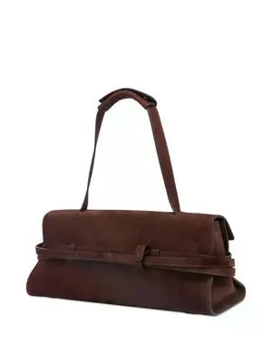 Moschino Tie Me Shoulder Bag - Brown