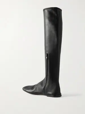 CHRISTEN Tabi Split-toe Leather Knee Boots