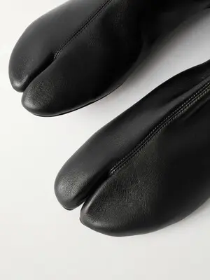 CHRISTEN Tabi Split-toe Leather Knee Boots