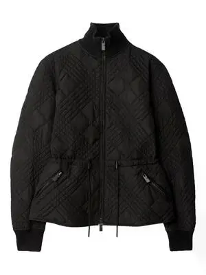 Burberry Check-stitching Jacket - Black