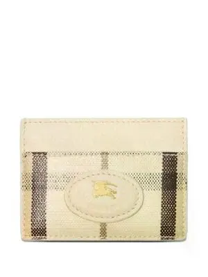 Burberry Logo-patch Card Holder - Neutrals