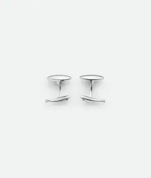 BOTTEGA  VENETA Sardine Cufflinks - Silver