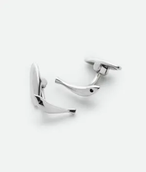 Bottega Veneta Sardine Cufflinks