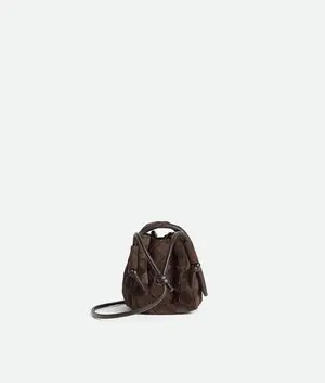Bottega Veneta Intrecciato Suede Pouch - Fondant