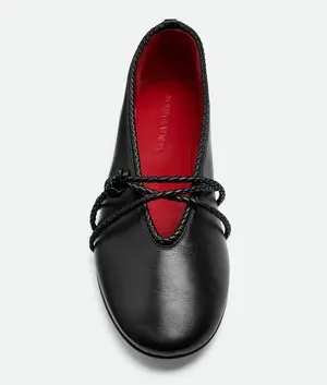 Bottega Veneta Rosa Mary-jane Ballerina - Black