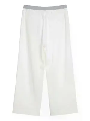 Brunello Cucinelli Cotton Track Pants - White