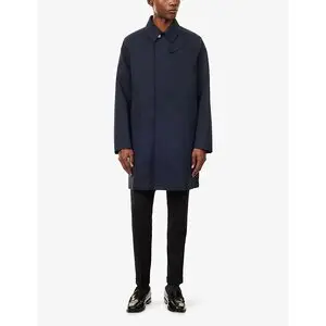 Paul Smith Classic-collar Cotton-blend Mac Jacket