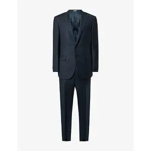Corneliani Birdsey Single-breasted Wool Suit