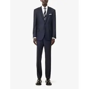 Corneliani Birdsey Single-breasted Wool Suit
