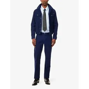 TOM FORD Classic Box-pleat Silk-and-cotton Shirt - Sky