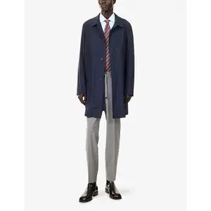 Corneliani Water Resistant Woven Trench Jacket