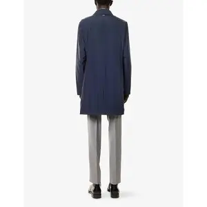 Corneliani Water Resistant Woven Trench Jacket