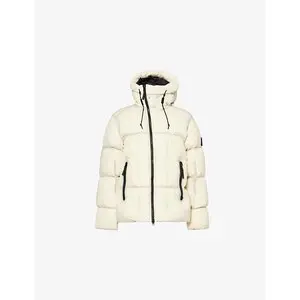 Stone Island Seam Faded Hooded Shell-down Jacket