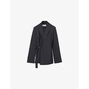 Loewe Peak-lapel Draped Jacket