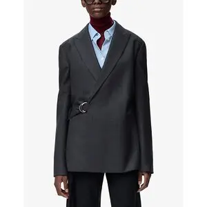 Loewe Peak-lapel Draped Jacket