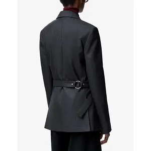 Loewe Peak-lapel Draped Jacket