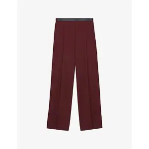 Loewe Leather-patch Wool Trousers