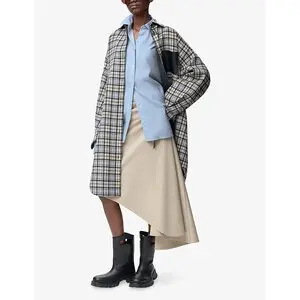 Loewe Pointed-collar Long-sleeve Silk-wool Blend Shirt
