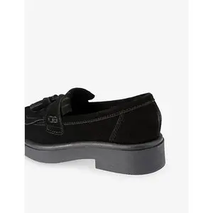 Kurt Geiger Mylo Suede Loafers - Black