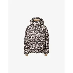 Fusalp Leopard Print Puffer Jacket