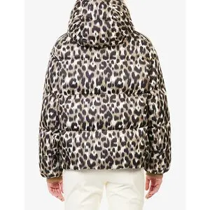 Fusalp Leopard Print Puffer Jacket
